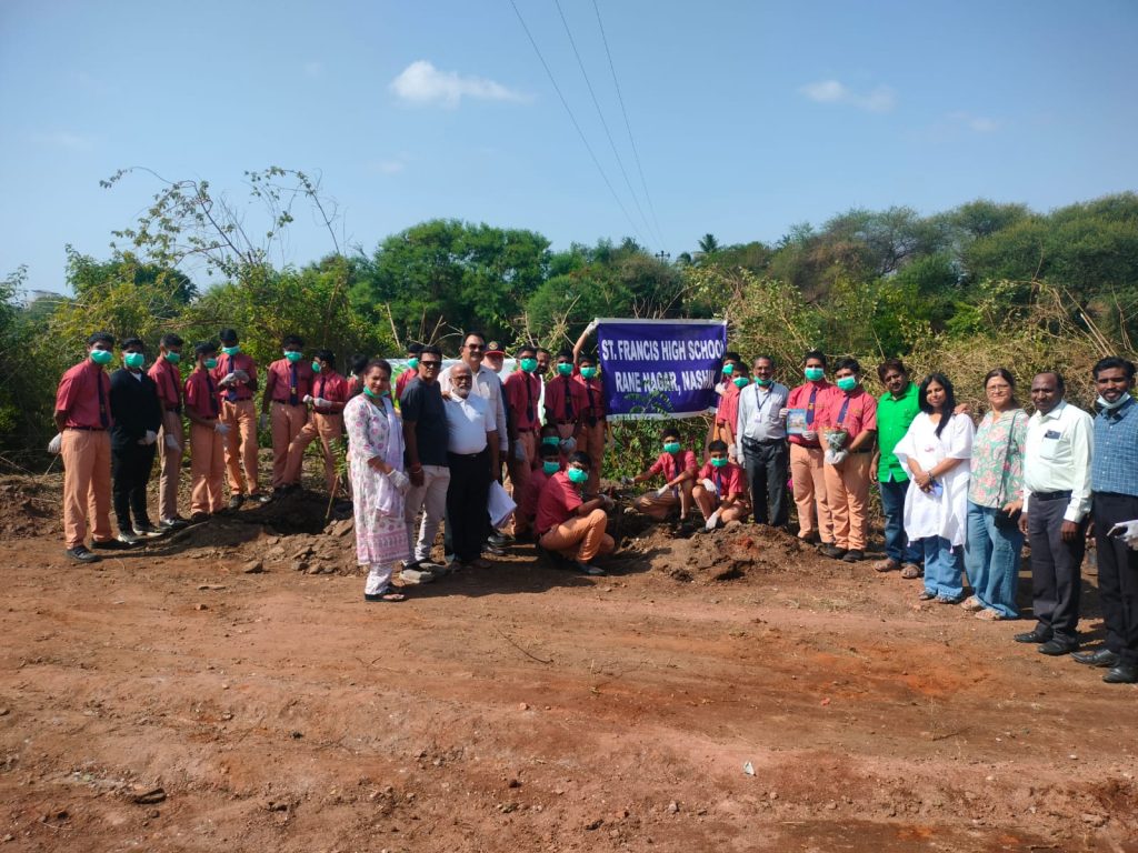Tree Plantation Drive by St. Francis High School Students – NGN News